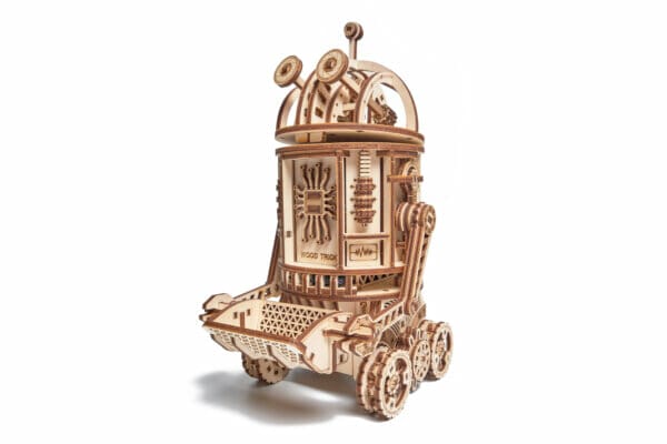 Space Junk Robot - Model op Batterijen - Woodtrick - DIY Houten Wereld
